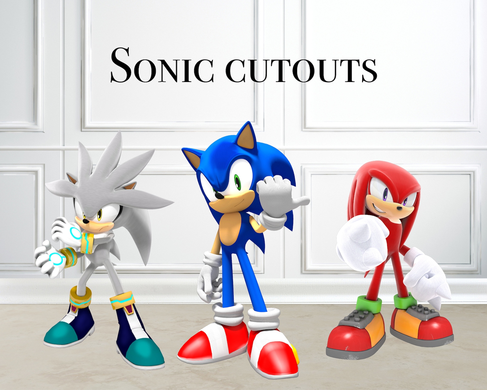 Sonic Cut Outs / Custom Characters / Party Props/ - Etsy