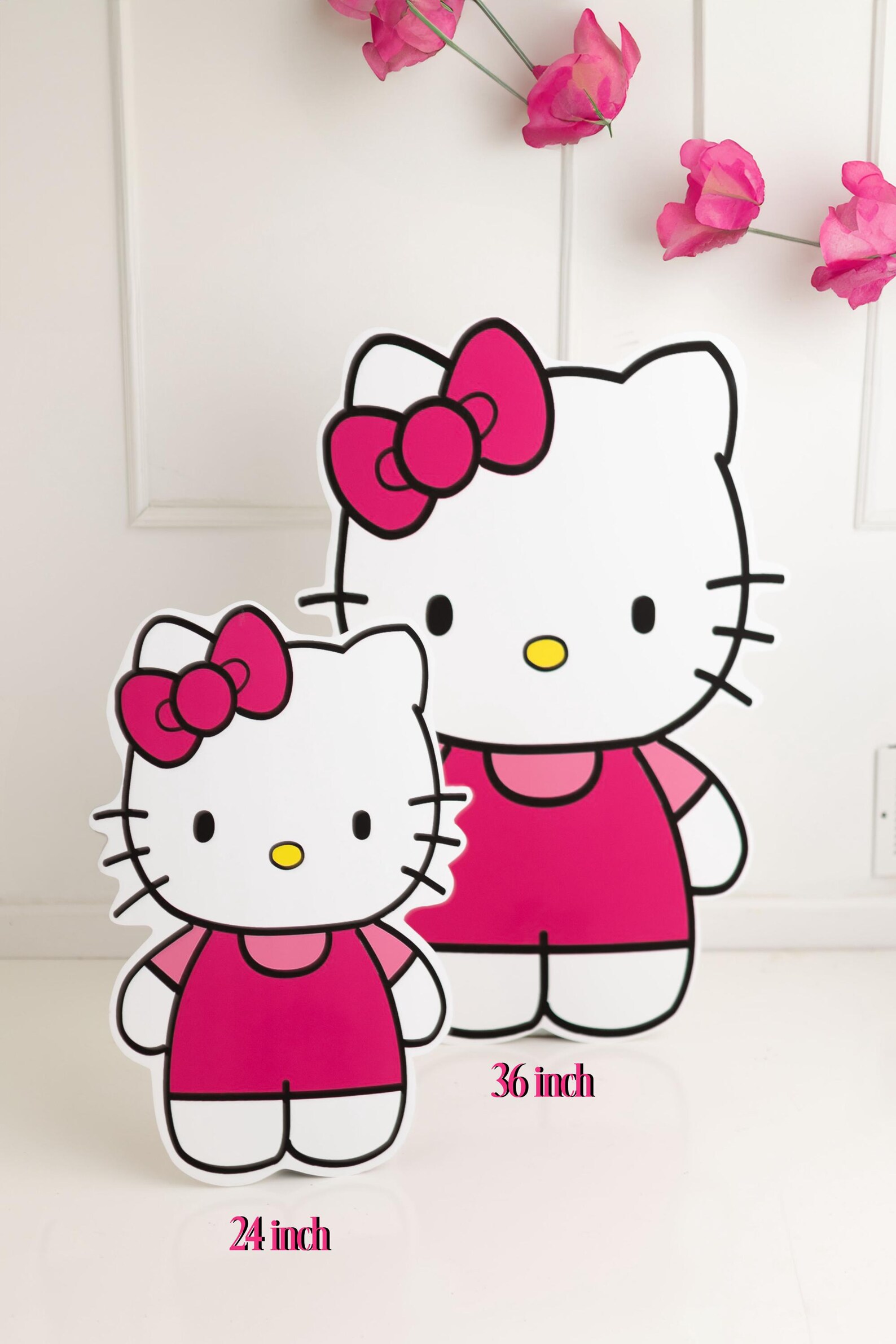 Hello Kitty Cutouts | Foam Cutouts | Foam Standees | Girl Pink Birthday ...