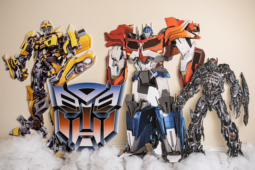 Transformers Custom Characters Party Props Cutouts Standees Custom