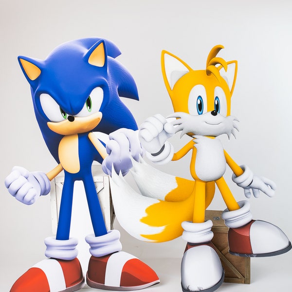 Sonic Cutouts - Etsy