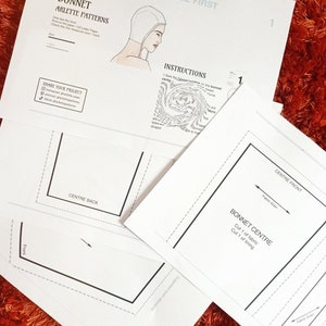 Bonnet - Sewing Pattern PDF Download - Etsy