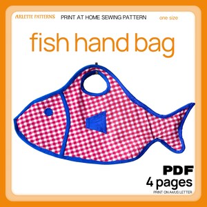 Fish Hand Bag - Sewing Pattern PDF Download - Etsy