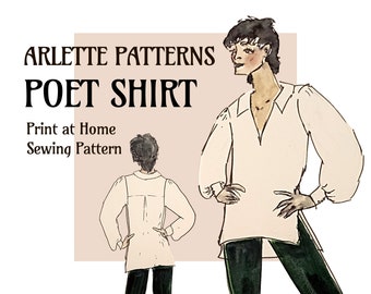 Poet Shirt - Etsy