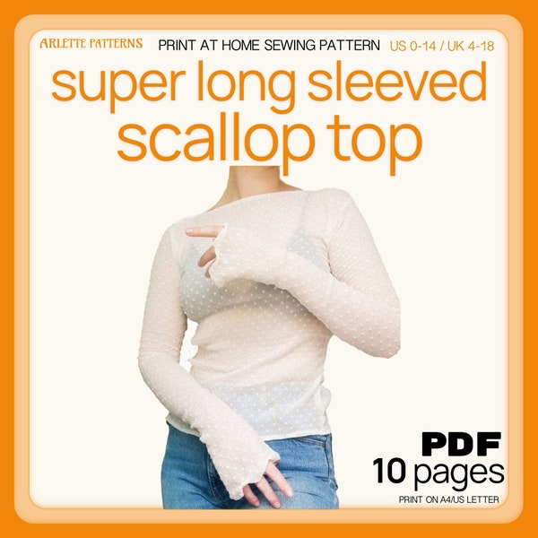 Split Sleeve Pattern - Etsy