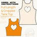 Heart Cut Out Tank Top - Sewing Pattern PDF Download - Etsy