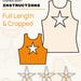 Star Cut Out Tank Top - Sewing Pattern PDF Download - Etsy