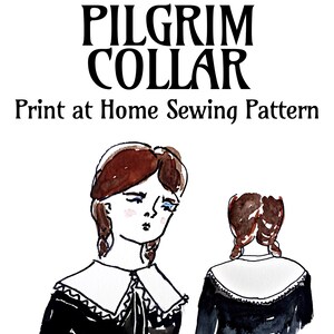 Pilgrim Collar Sewing Pattern PDF Download - Etsy