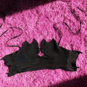 Cat Crop Top With Lace up Back - Sewing Pattern PDF Download - Etsy