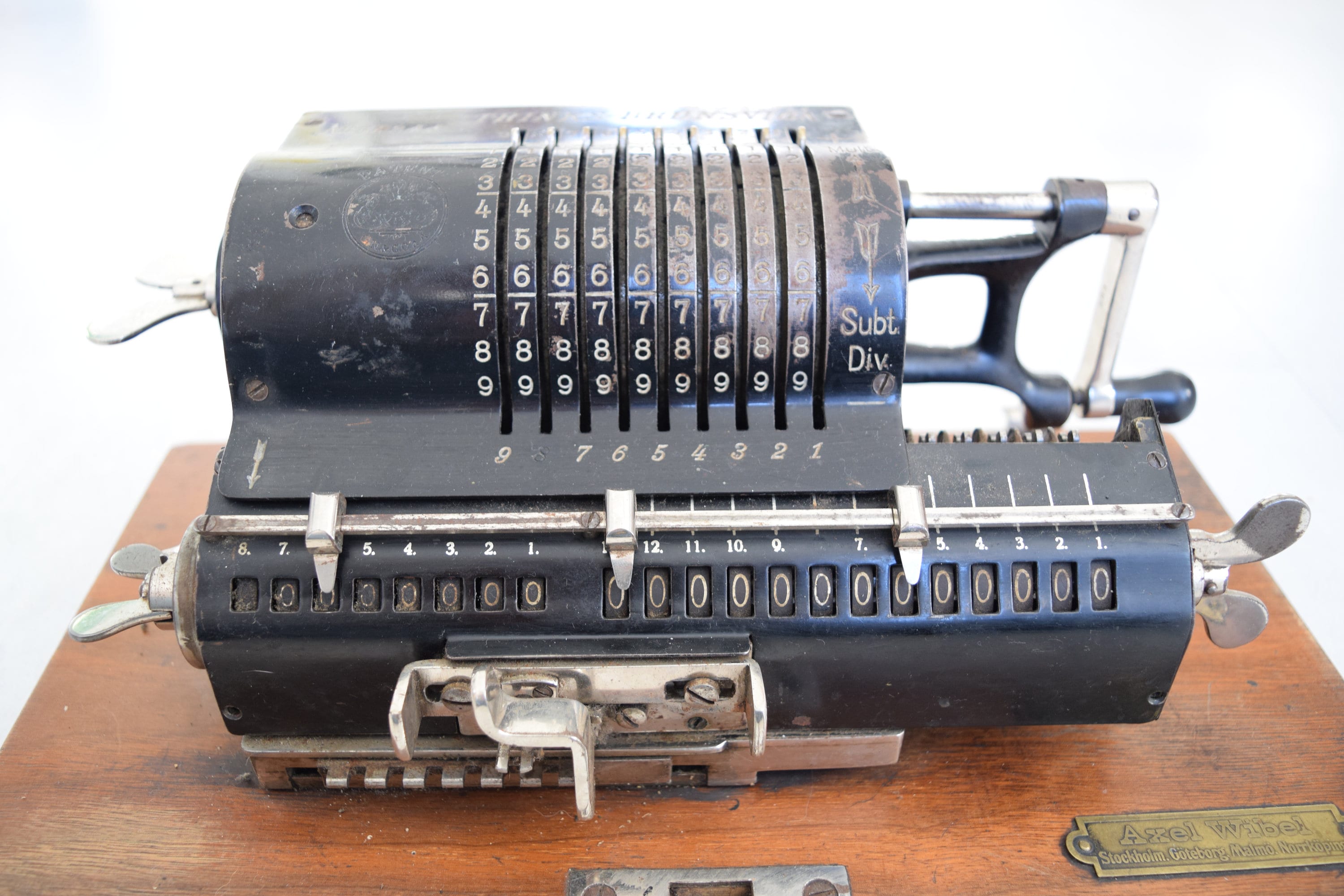 Brunsviga Model Trinks 1918 Vintage Mechanical Calculator - Etsy