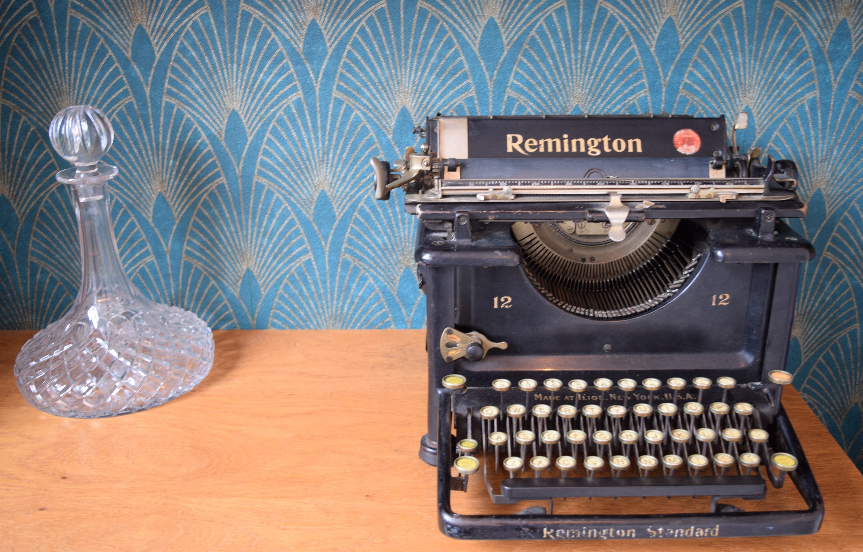 Remington Standard 12 Antique Typewriter Working Art Deco Office - Etsy