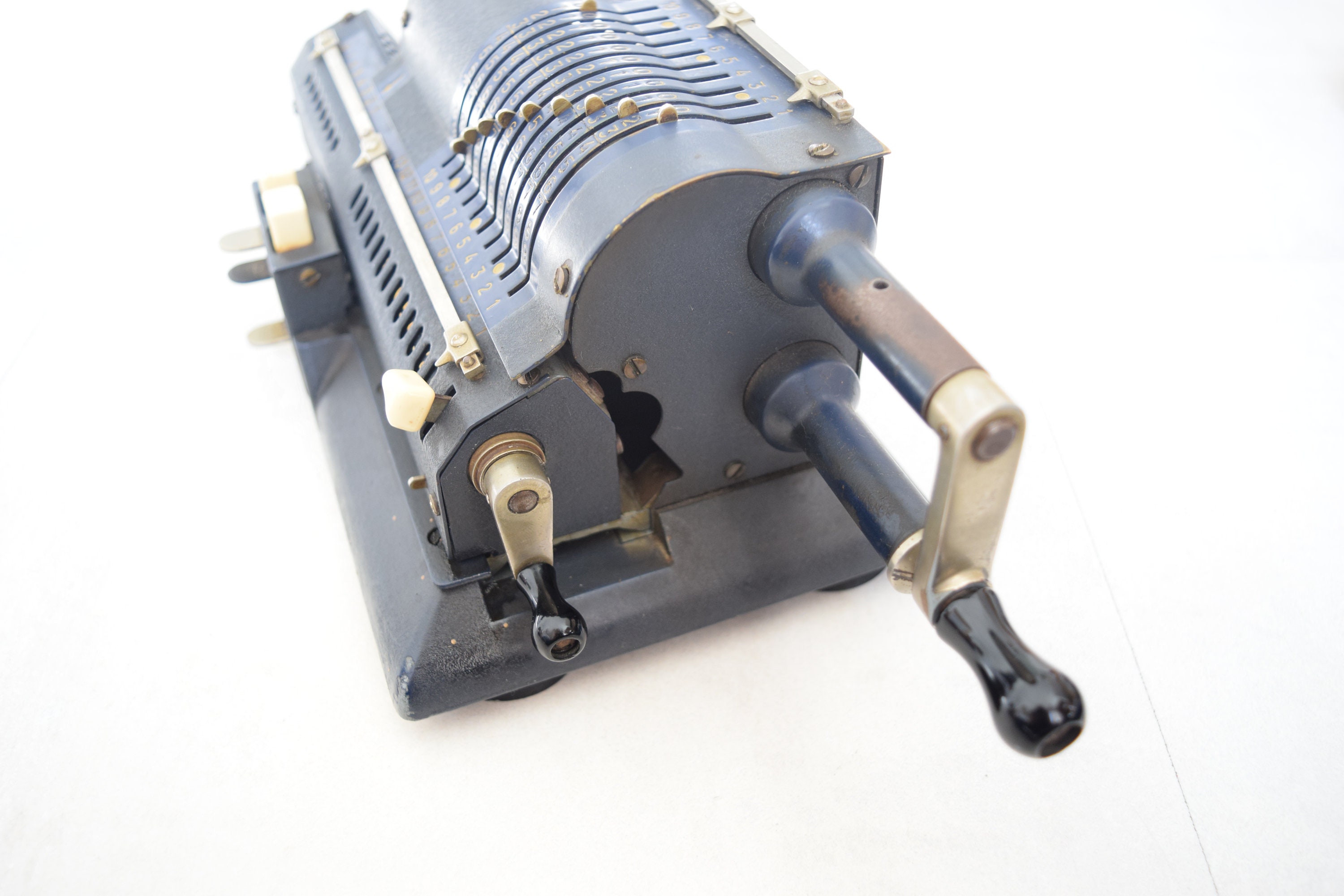 Original Odhner Mechanical Calculator Blue Model 127 Working - Etsy ...