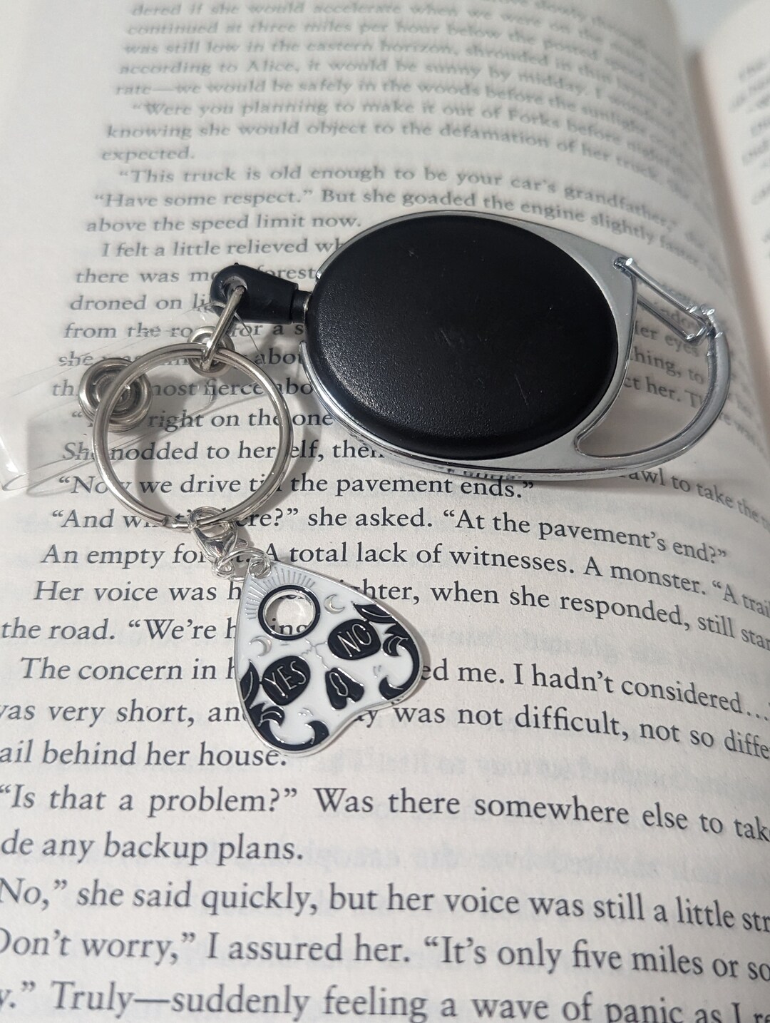 Ouija Board Planchette Charm for Keychain, Jewelry, Badge Holder, Pens ...