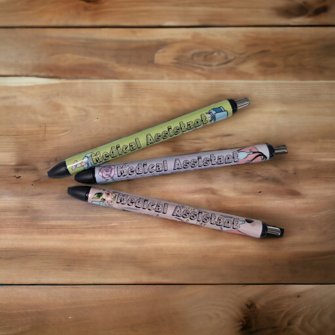 Medical Assistant Pens CMA, RMA Epoxy Gel Pens Personalized Gifts for ...