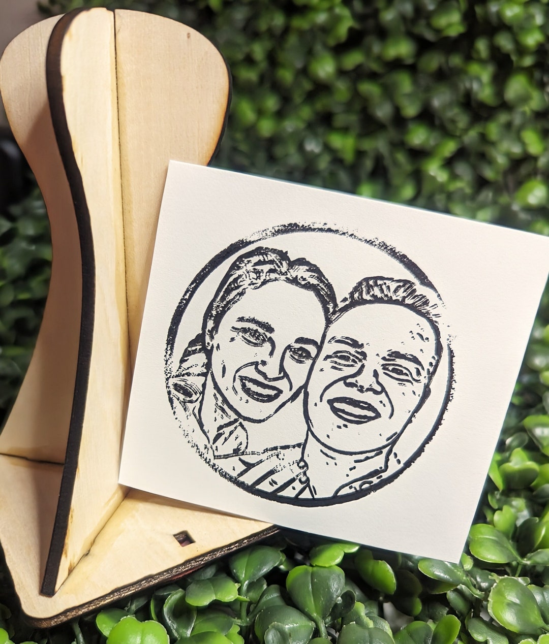 Wedding Stamps Custom Couple Rubber Stamp With Wooden Handle Use for ...