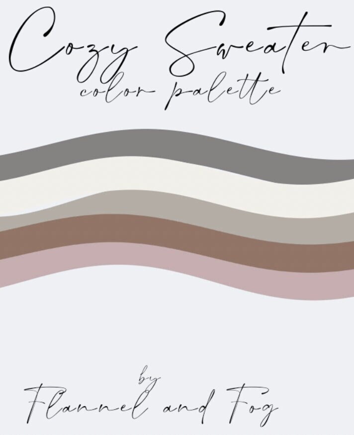 Color Palette in Cozy Colors, Canva Color Palette, Consumer Goods Color ...