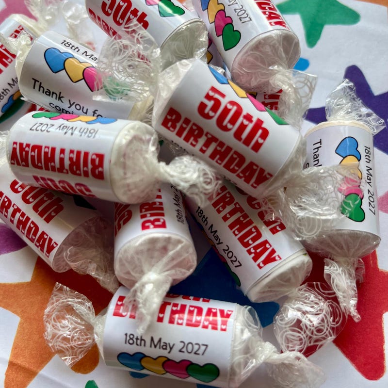 Personalised Sweets - Etsy UK