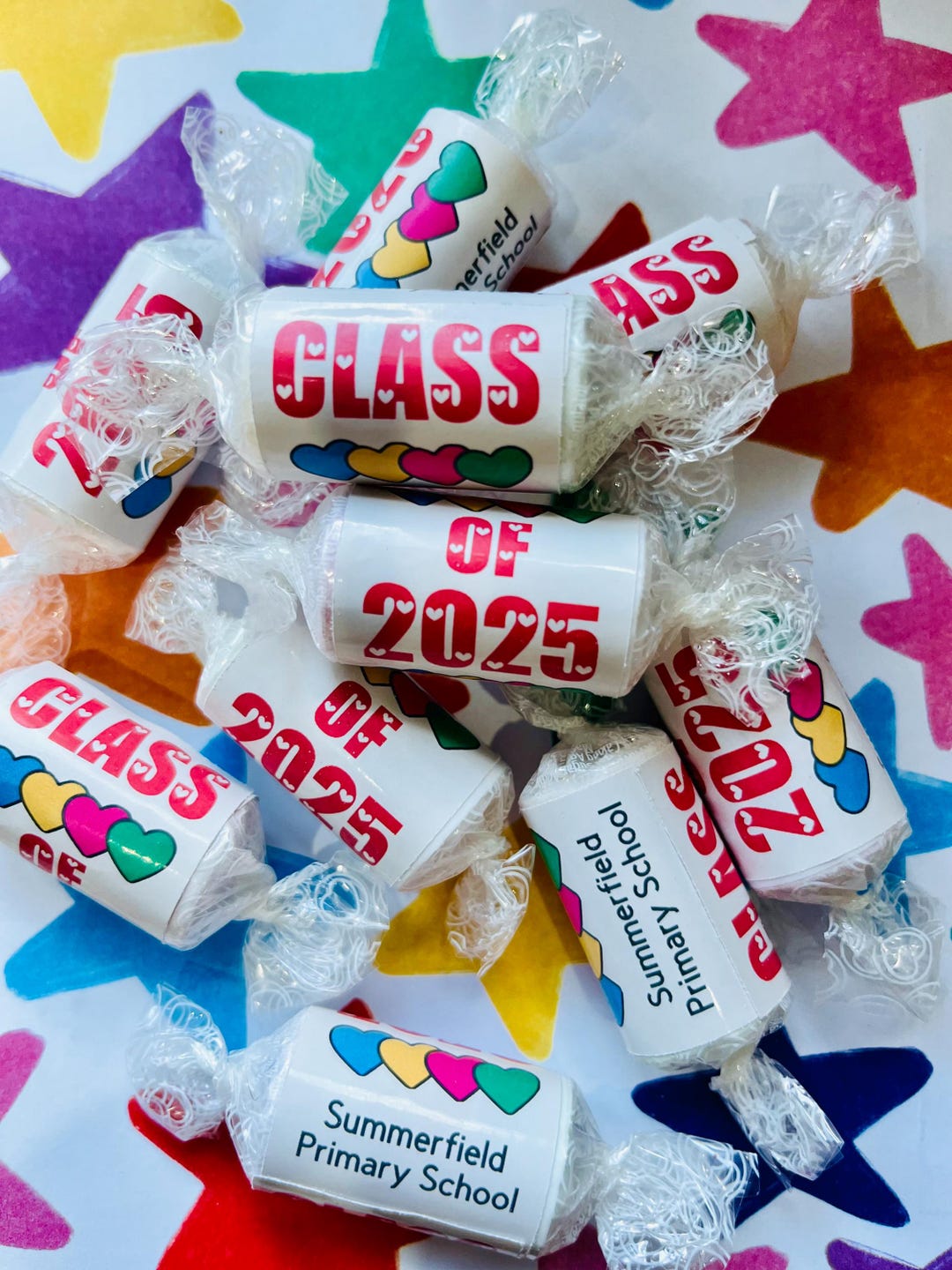 School Leavers Mini Personalised Love Heart Sweets Class of 2026 School ...