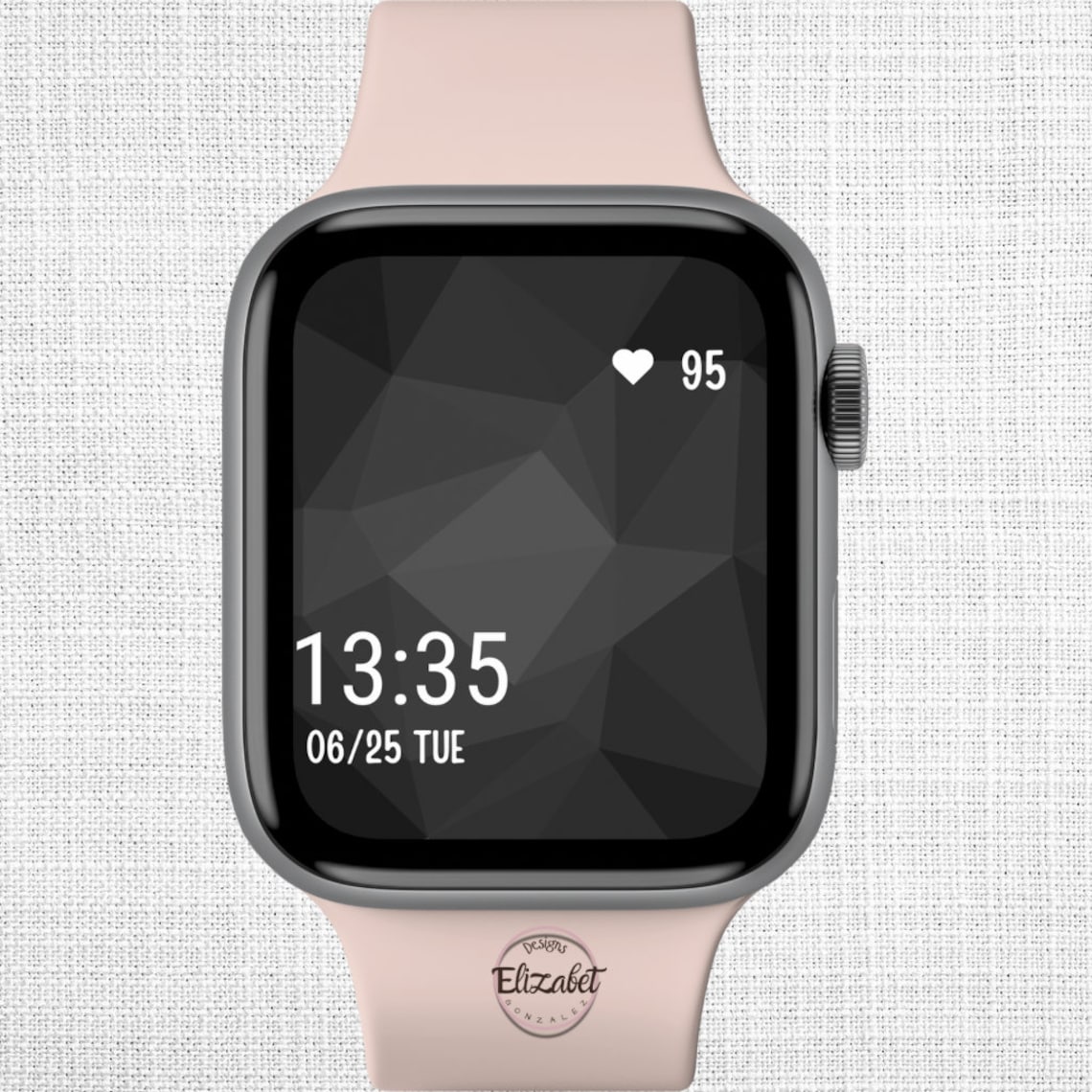 Smart Watch Cover smartwatch Face, black Geometric - Etsy