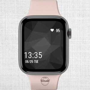 Smart Watch Cover smartwatch Face, black Geometric - Etsy