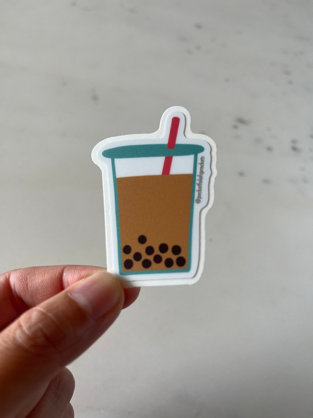 Boba Tea - Vinyl Sticker - Etsy