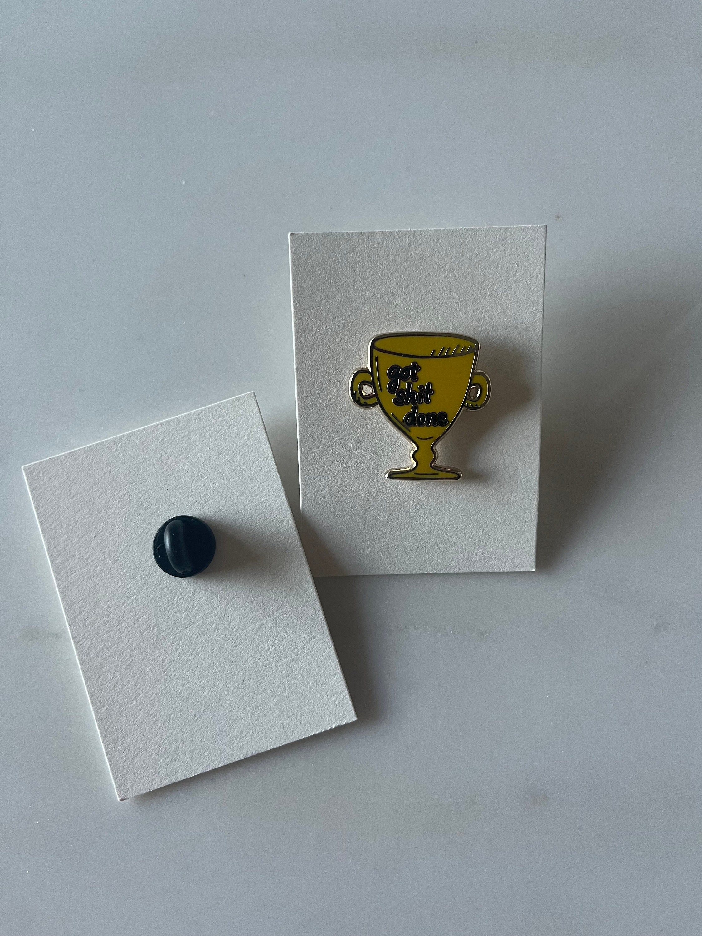 Got Shit Done Trophy Hard Enamel Pin - Etsy
