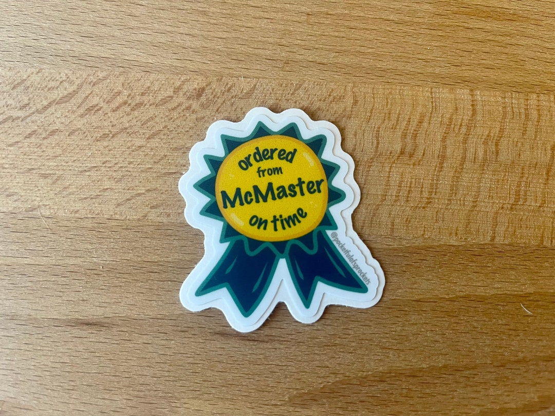 Timely Mcmaster Order Tiny Victory Series Vinyl Sticker - Etsy