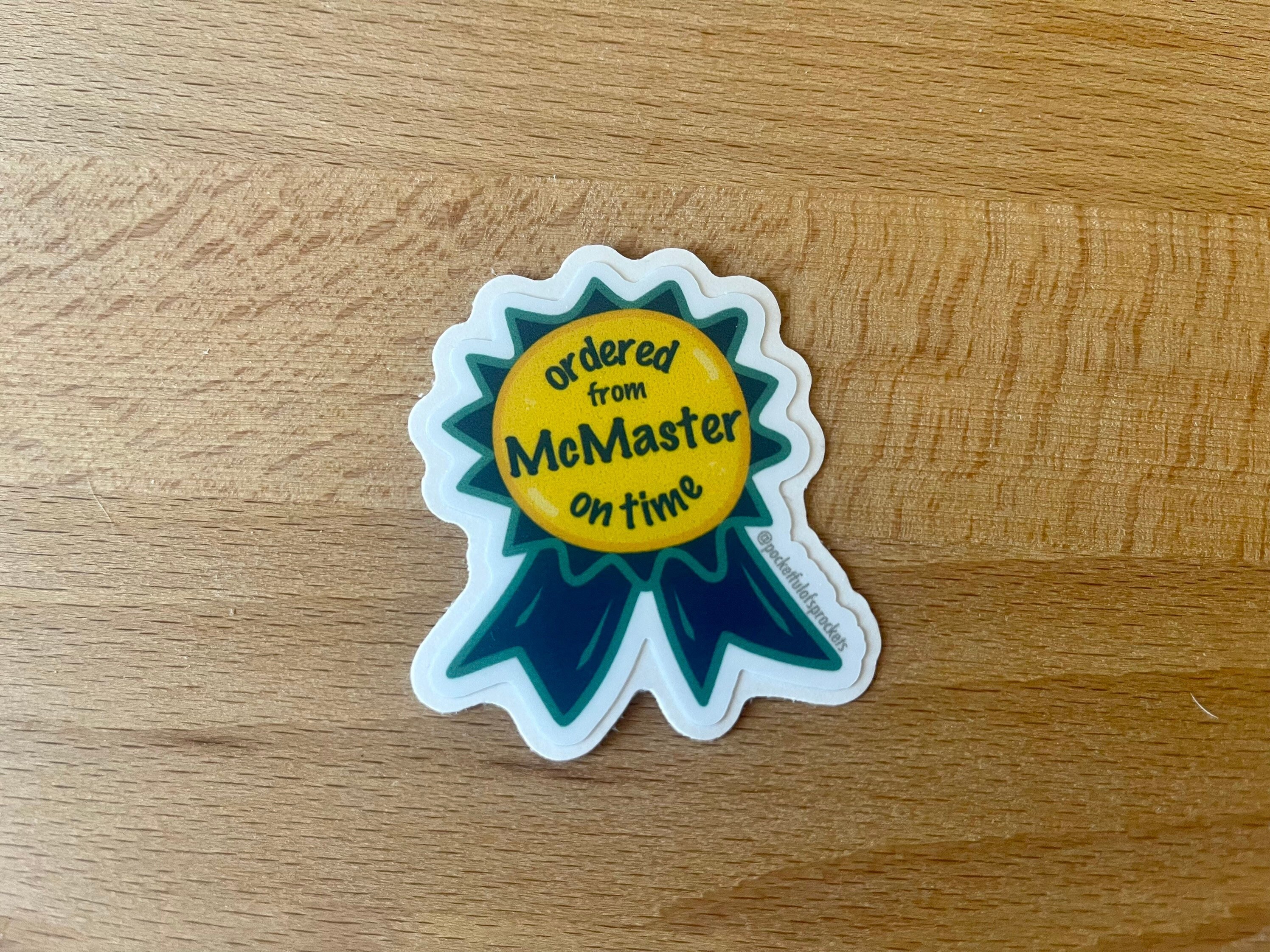 Timely Mcmaster Order Tiny Victory Series Vinyl Sticker - Etsy