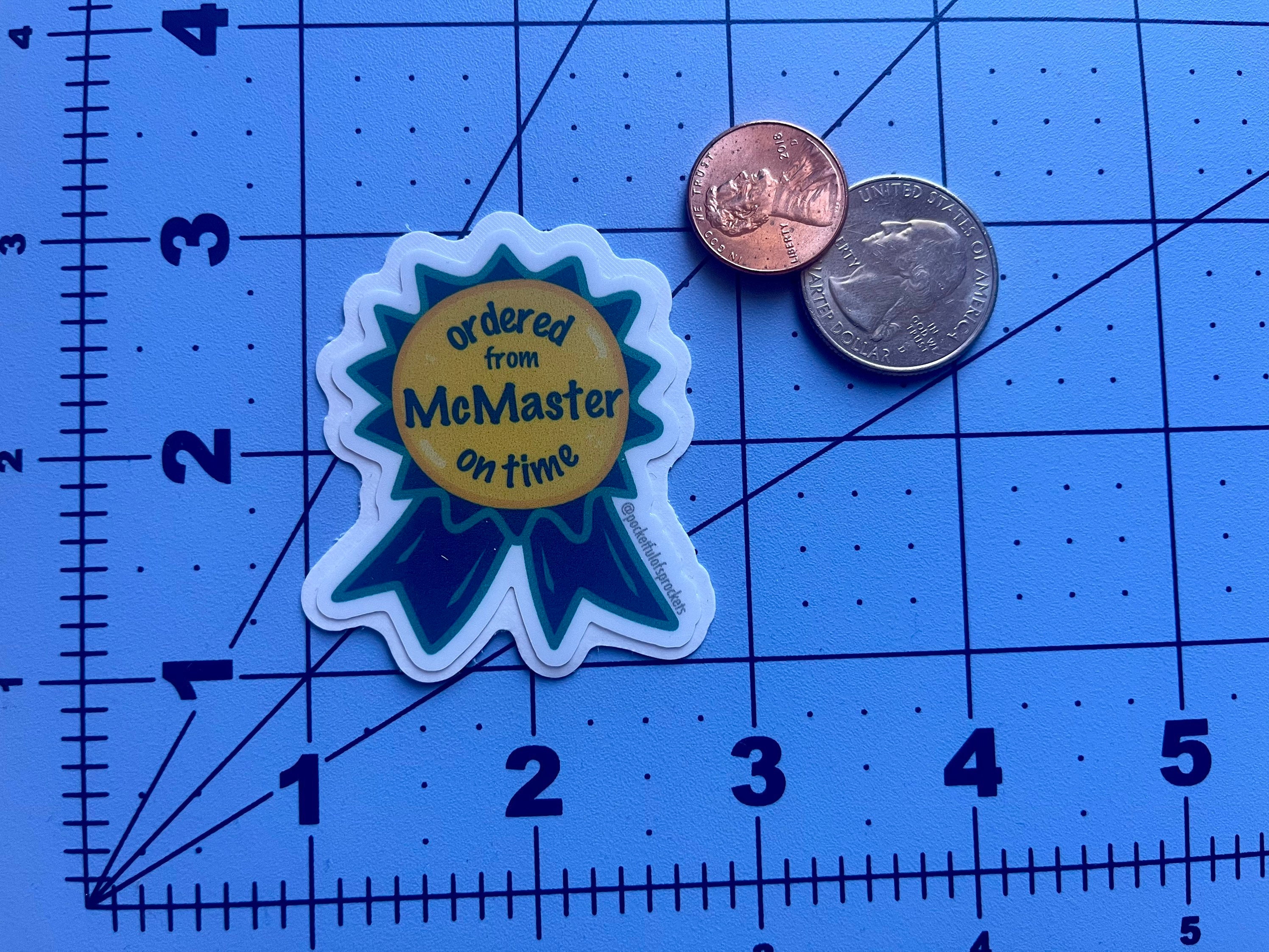 Timely Mcmaster Order Tiny Victory Series Vinyl Sticker - Etsy