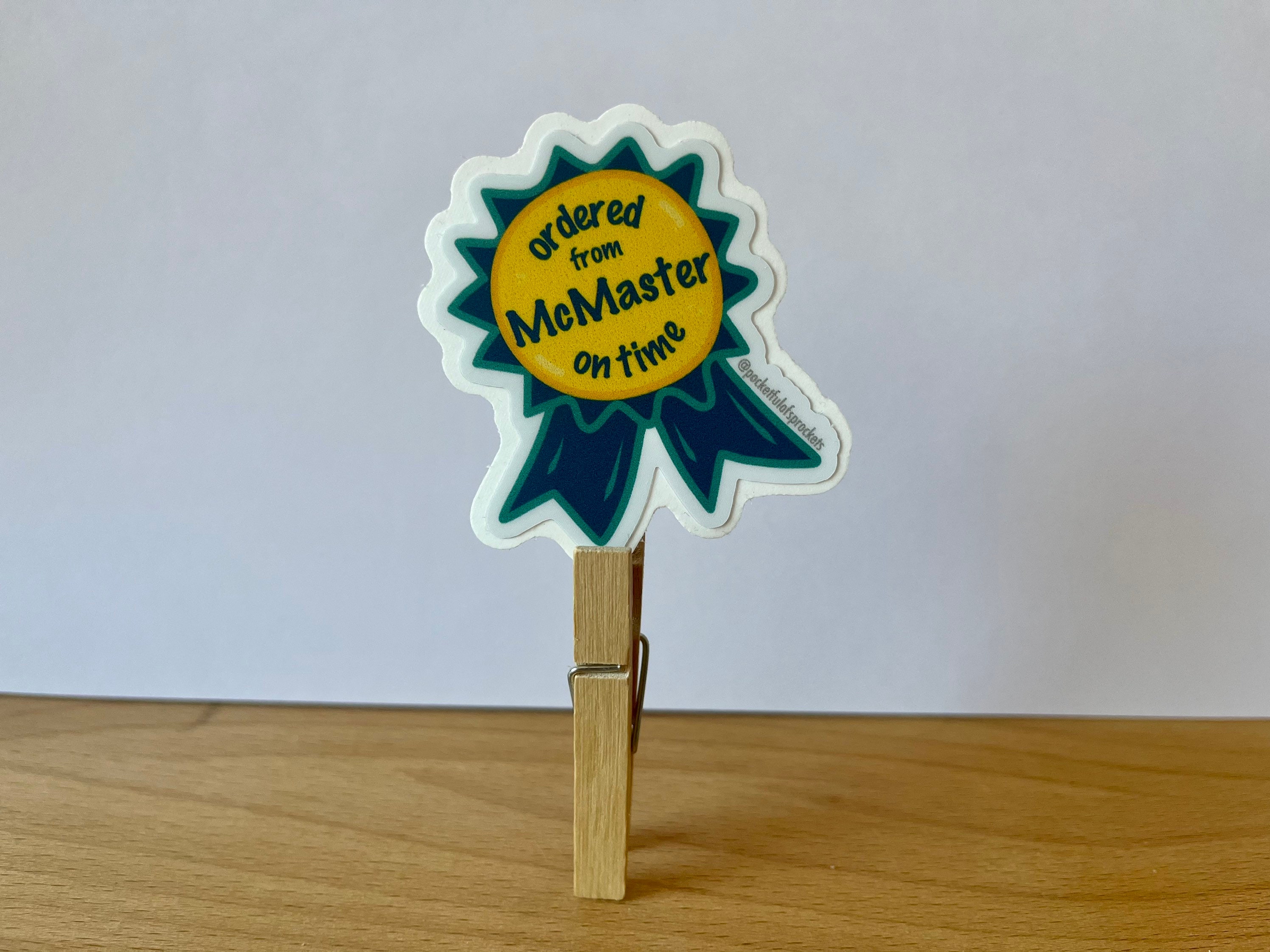 Timely Mcmaster Order Tiny Victory Series Vinyl Sticker - Etsy