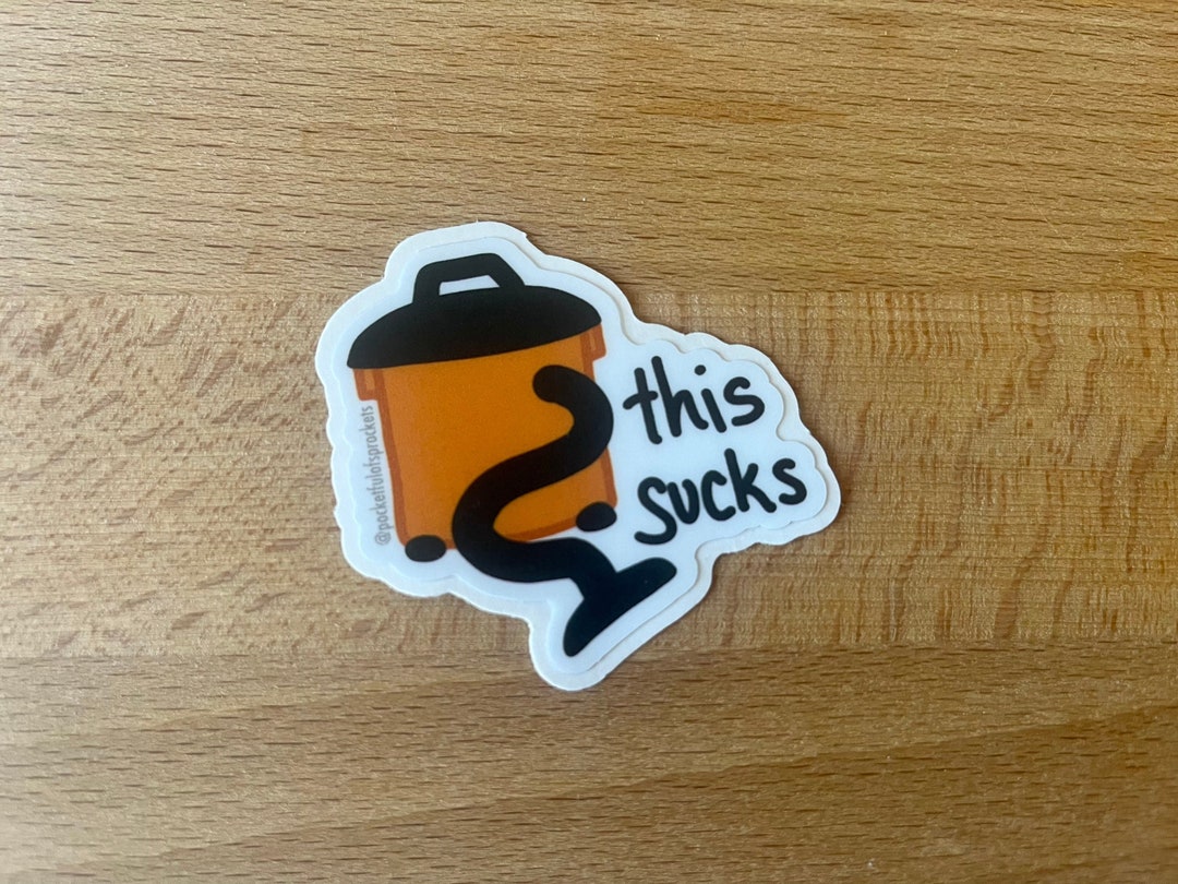 This Sucks Shop Vac Vinyl Sticker - Etsy