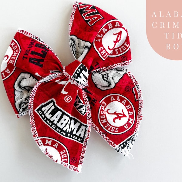 Alabama Hair Bow - Etsy