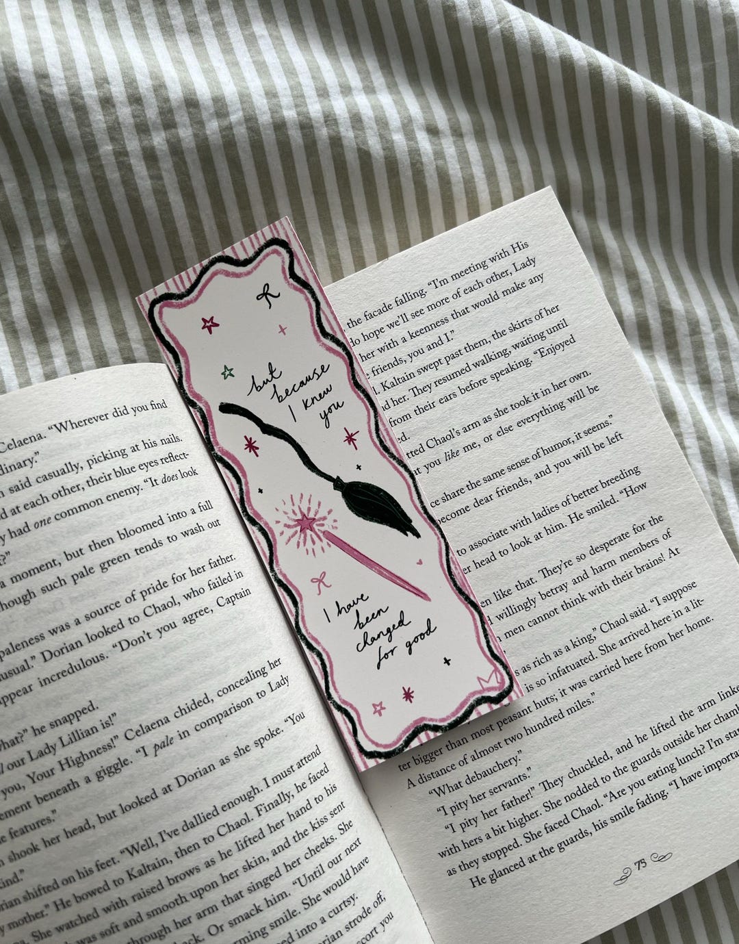 Changed for Good Bookmark, Movie Theatre Broadway TV Bookmark, Book ...