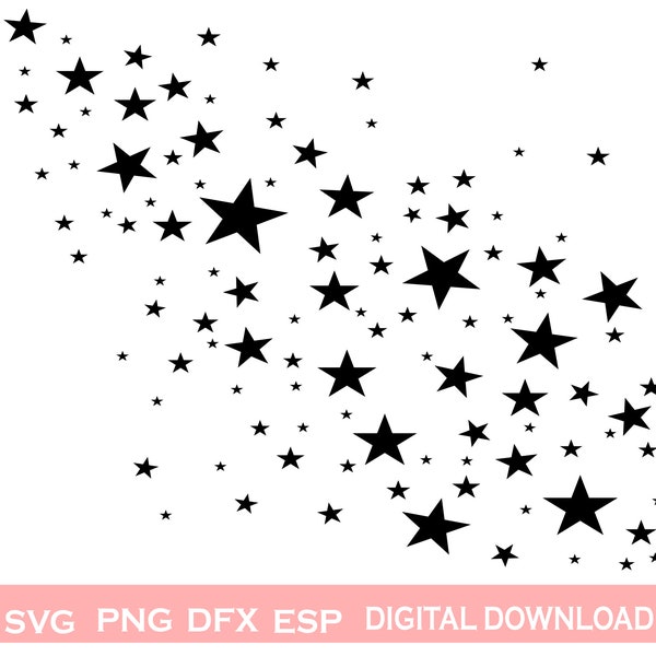 Star Cluster Svg - Etsy
