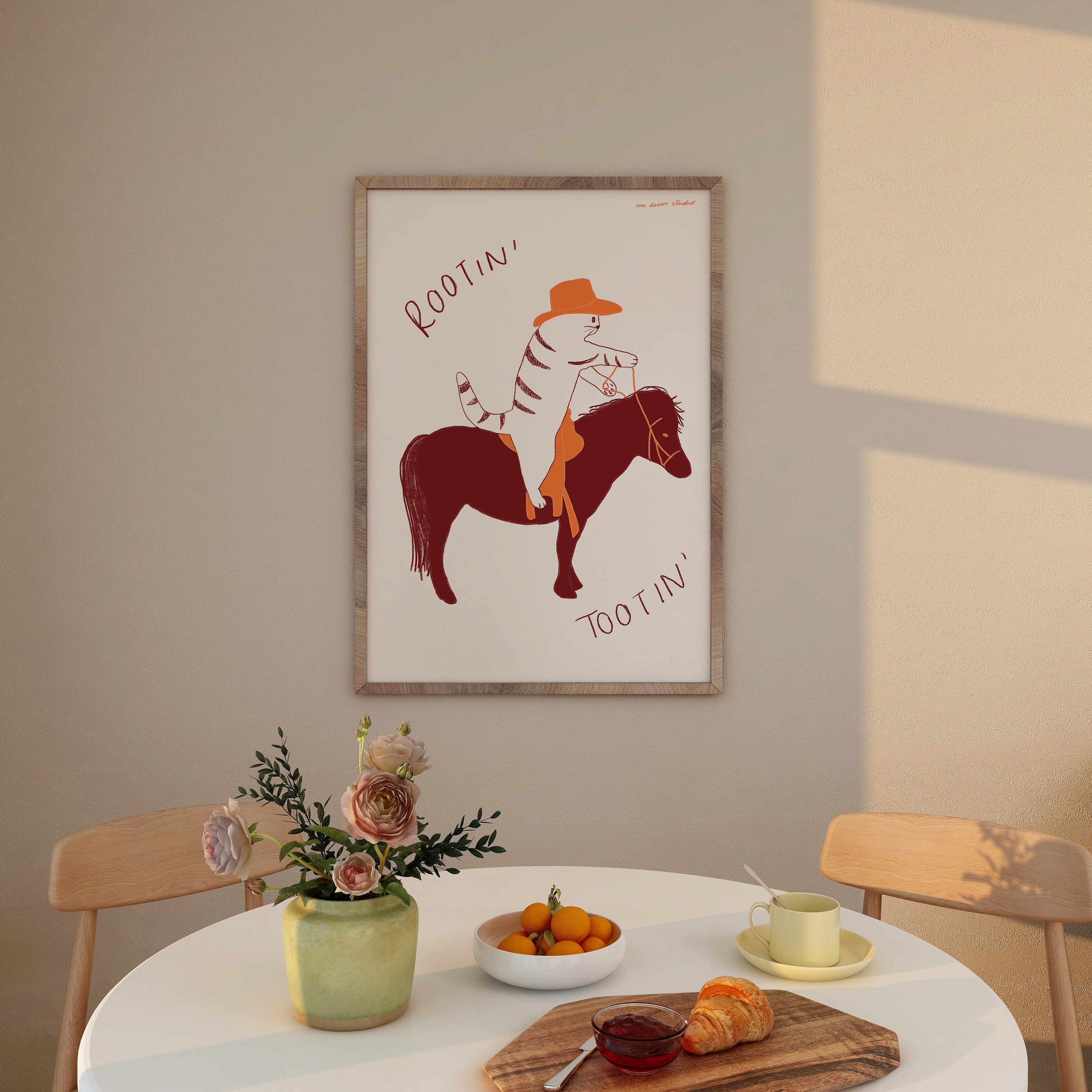 Rootin' Tootin' Catboy Art Print Vintage Print - Etsy