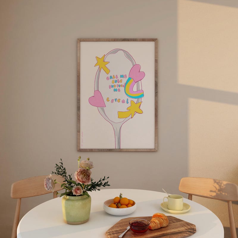 Milk and Cereal Decor - Etsy UK