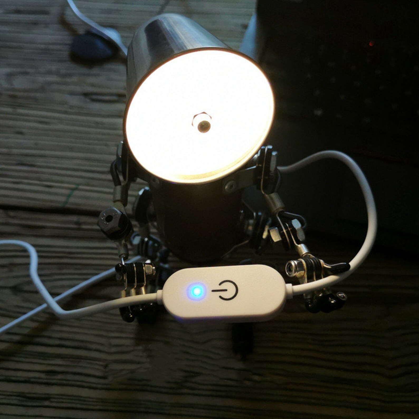 Custom Night Light Robot Steampunk Robot Playing Bass - Etsy