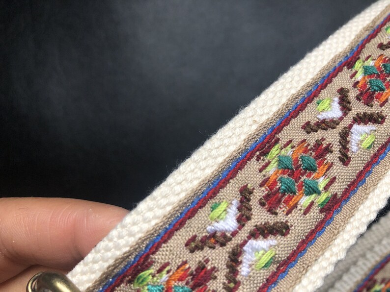 Best Embroidered Ukulele Strap White Shoulder Strap for - Etsy