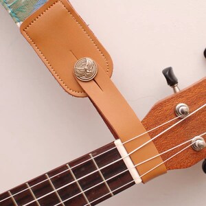 Flower Guitar Straps Ukulele Strap Handmade Personalized Guitar Strap ...