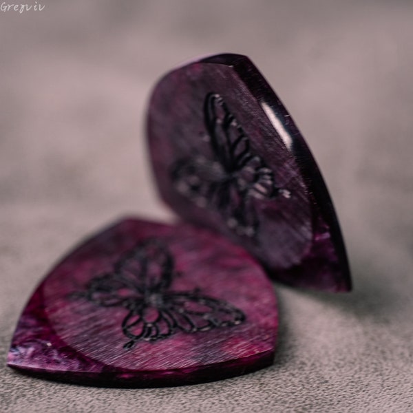 Handmade Guitar Pick - Etsy