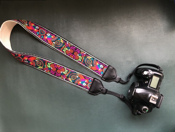 Embroidered Camera Strap for Women DSLR Camera Strap - Etsy