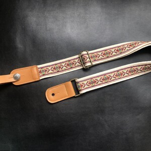 Best Embroidered Ukulele Strap White Shoulder Strap for - Etsy