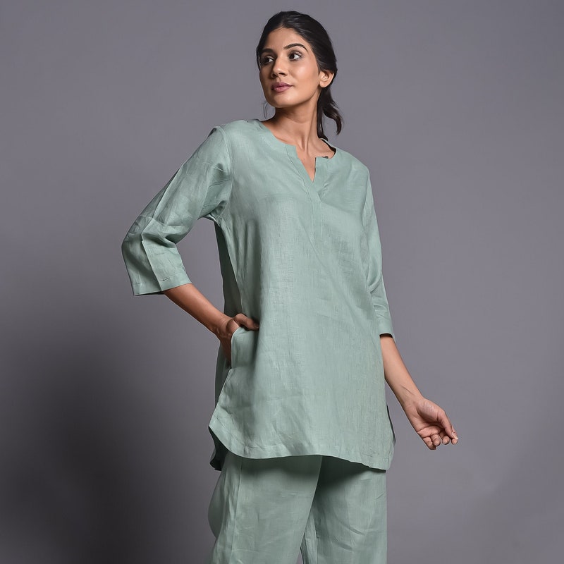 Womens Linen Two Piece Sets - Etsy