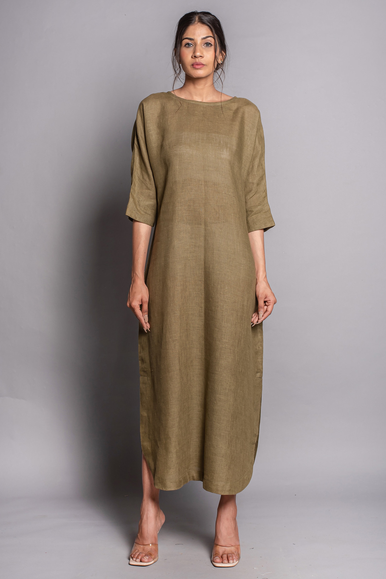 Linen Maxi Dress Linen Dress Plus Size Linen Clothing for - Etsy