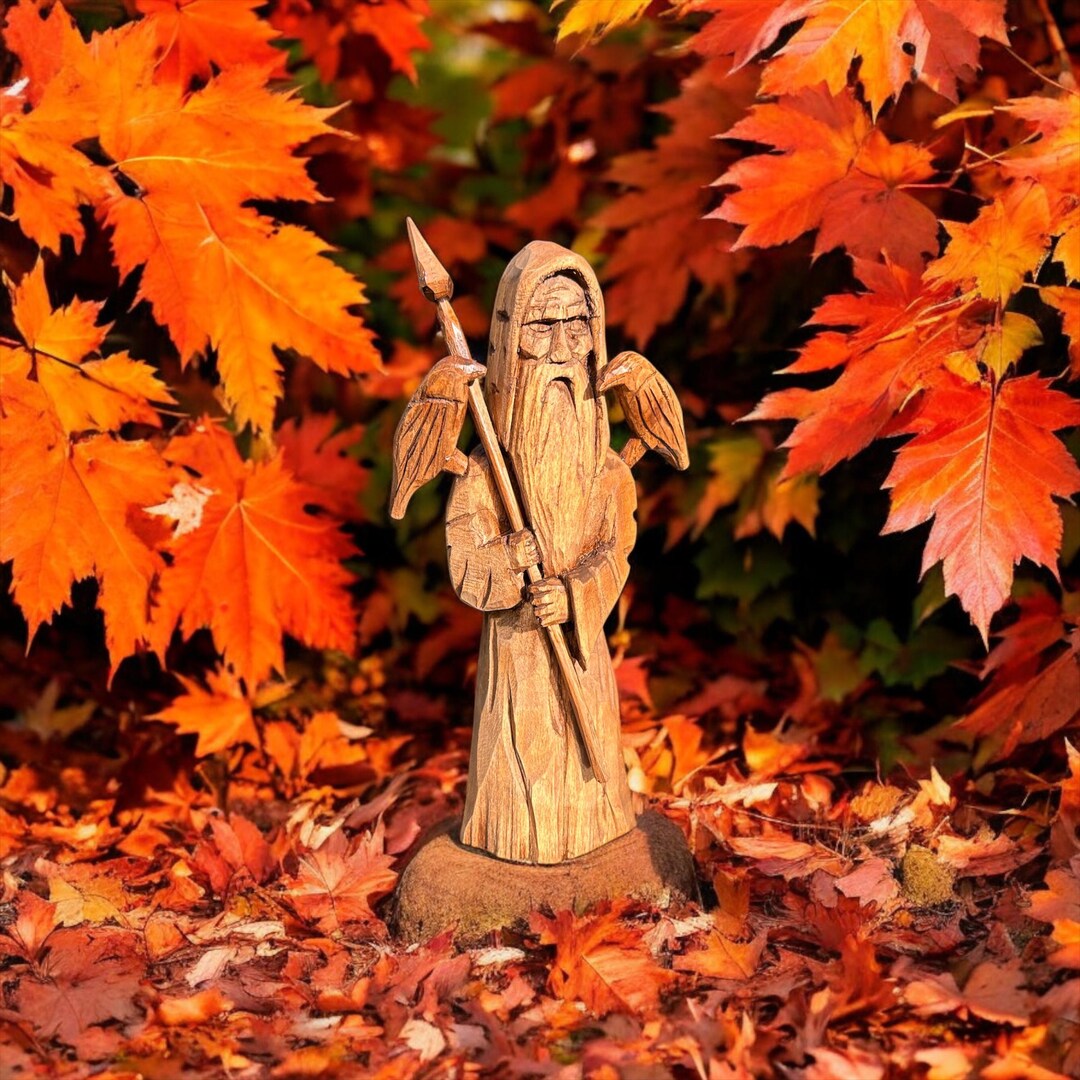 Odin Wanderer God Norse Altar Statues Odinism - Etsy