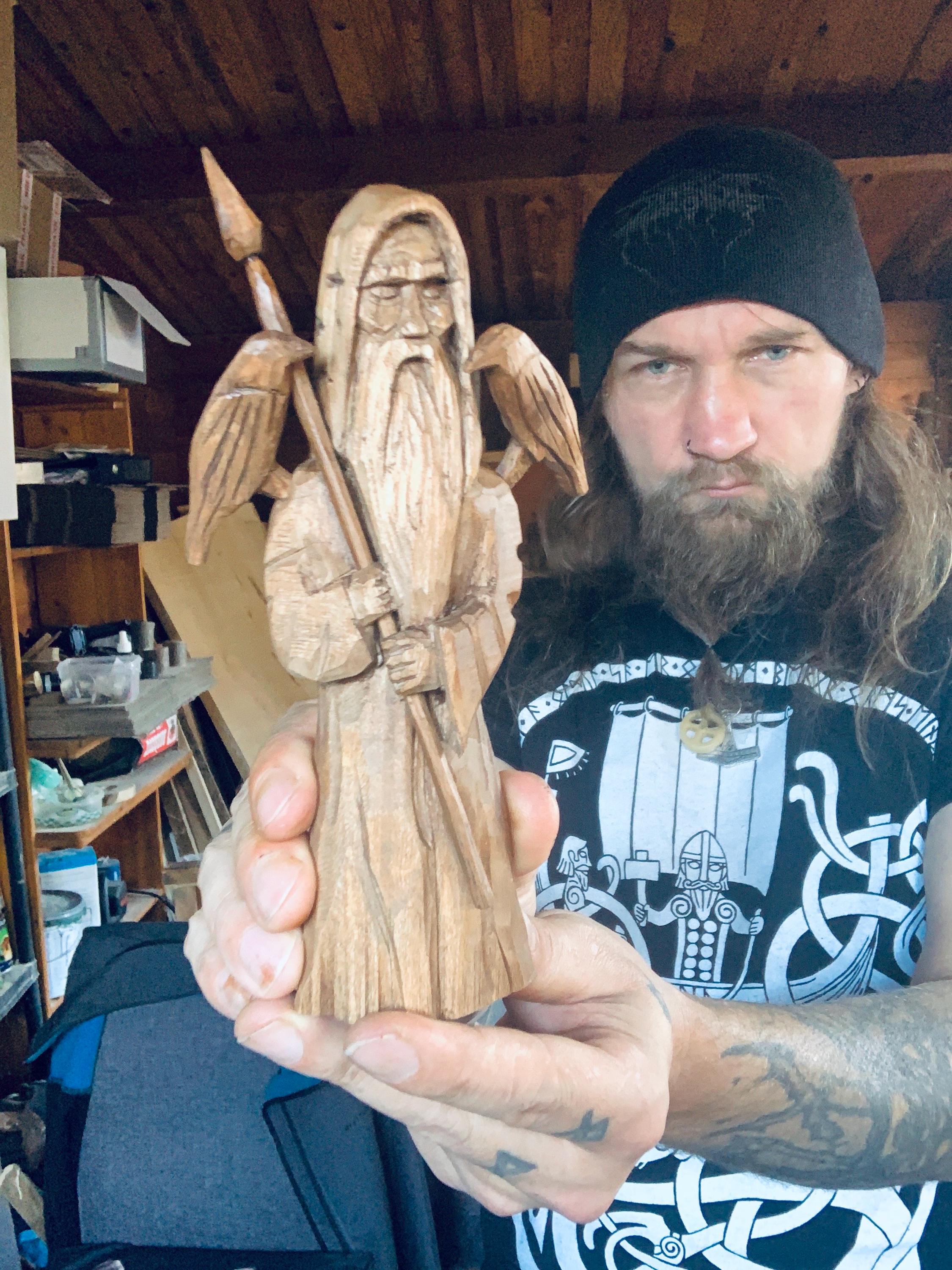 Odin Wanderer God Norse Altar Statues Odinism - Etsy