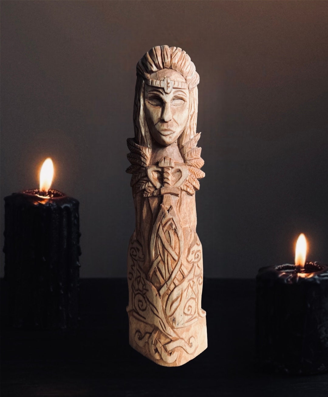 Freyja Goddess HAND MADE Norse Altar Statues Figurine - Etsy