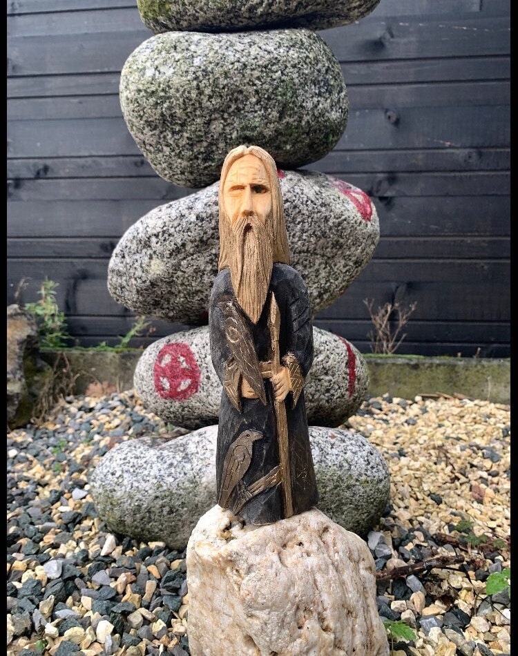 Odin Wanderer God Norse Altar Statues Odinism - Etsy