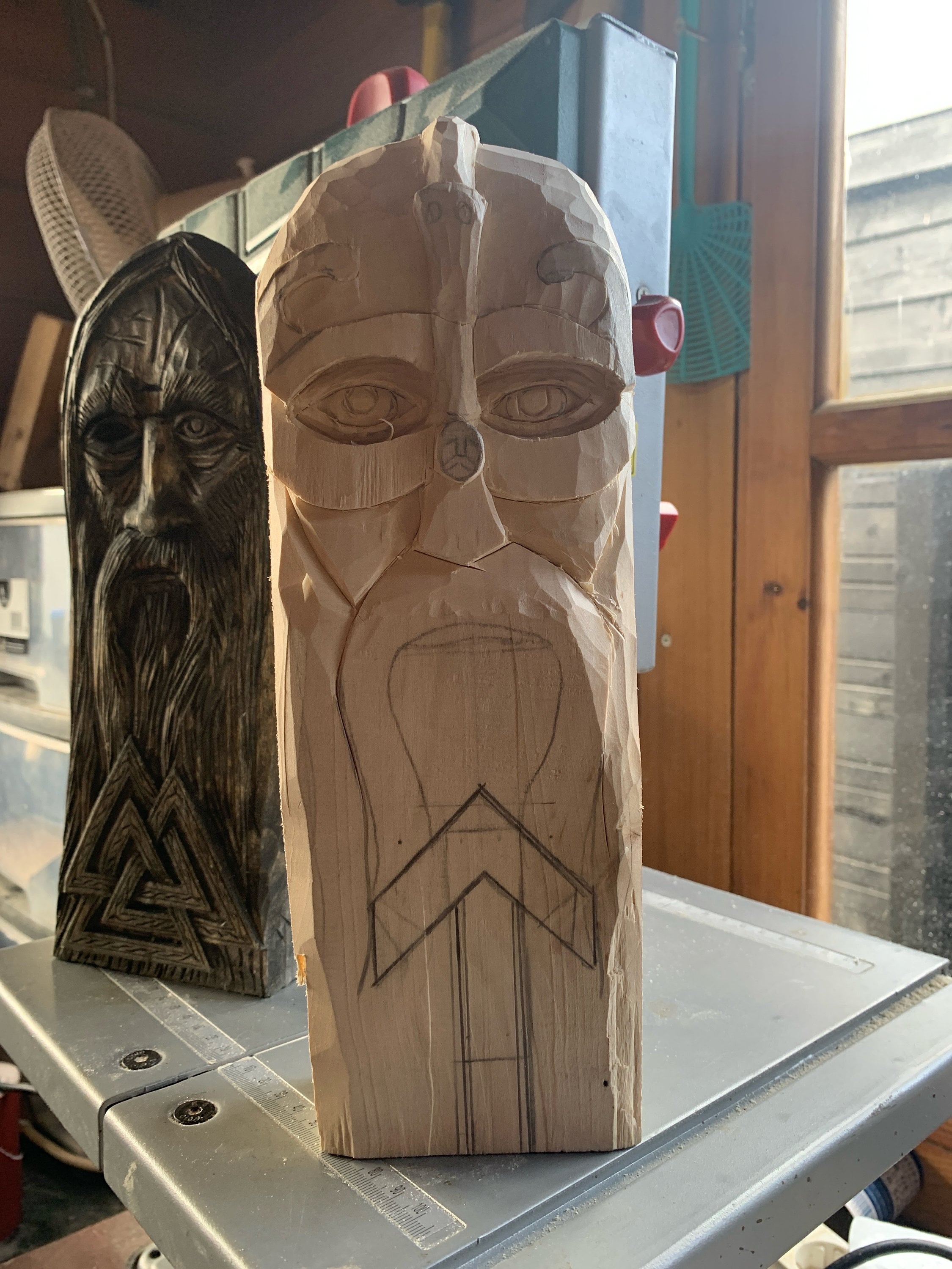 Hand Made Tyr God of War and Justice and Bravery God Norse Altar ...