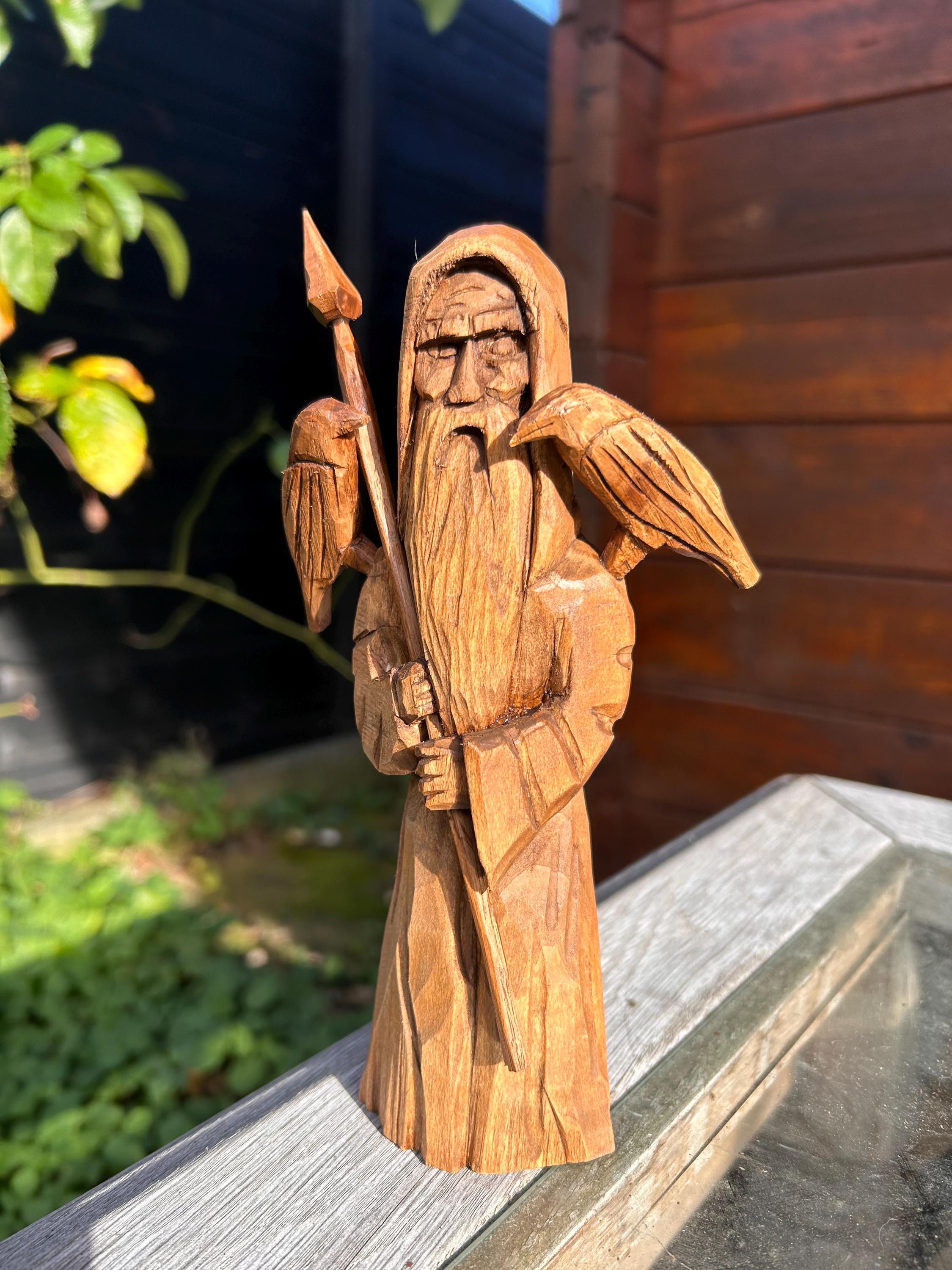Odin Wanderer God Norse Altar Statues Odinism - Etsy