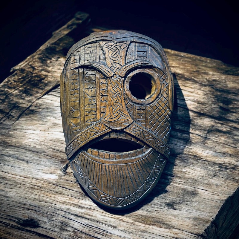Odin Wood Viking Art - Etsy